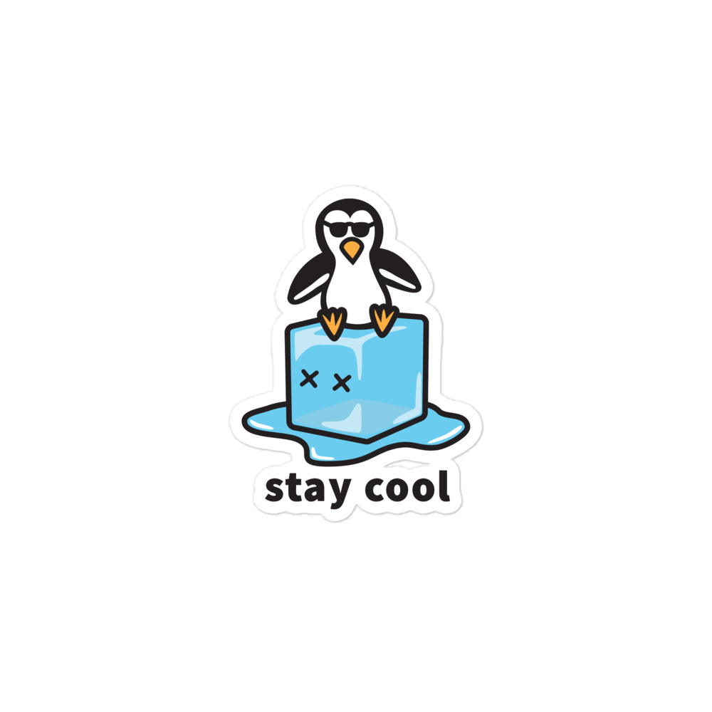 Matte Stay Cool Sticker – Dumbclub
